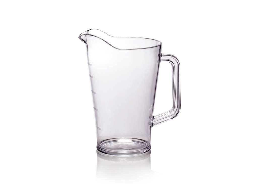 Order Transparent Measurment Acrylic Jug 1 Liter Now! | Jomla.ae