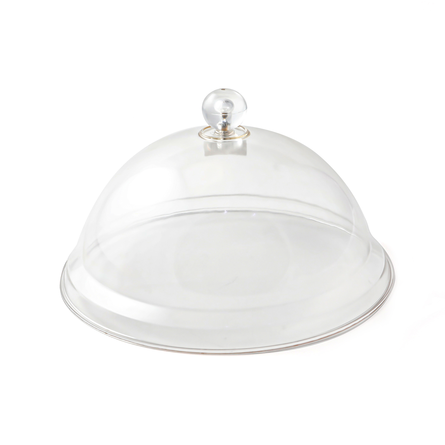 Order Transparent Plastic Dome Cover with Handle 26 cm Transparent Now ...