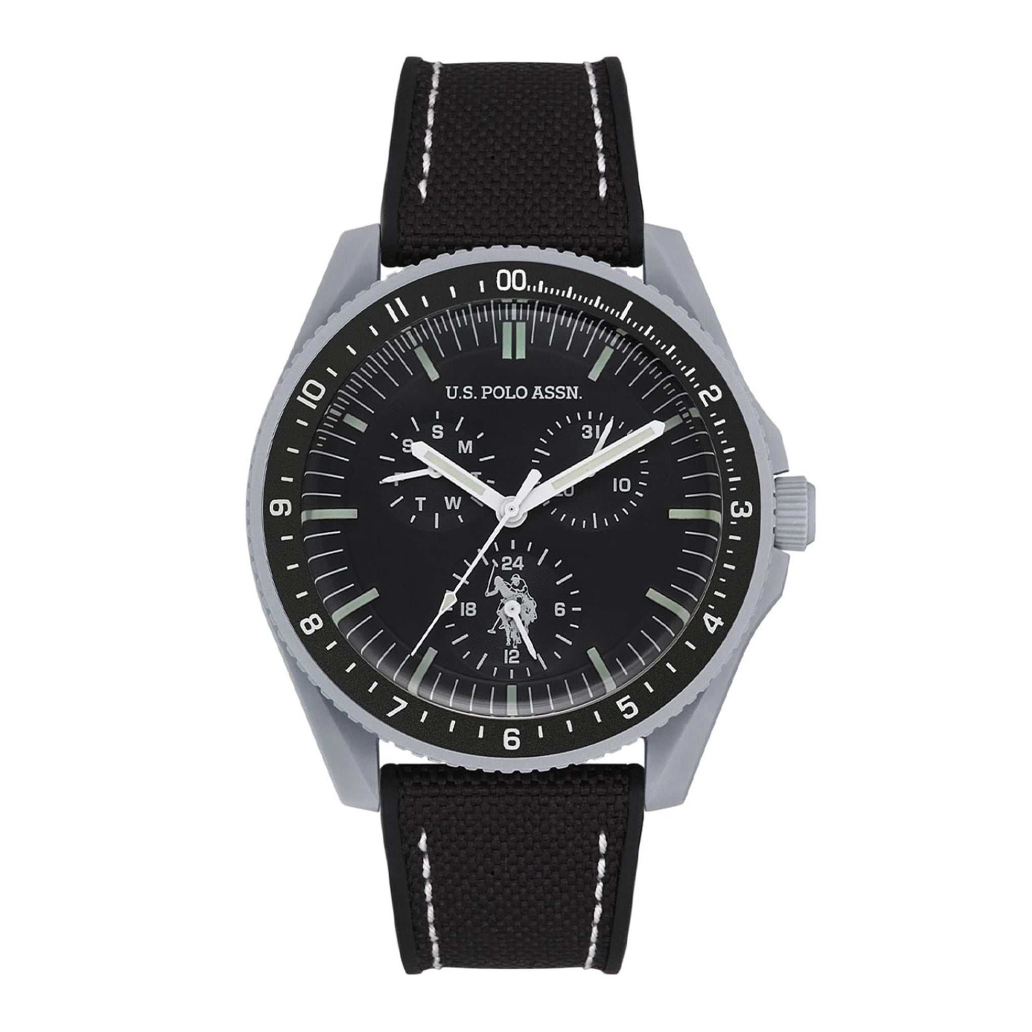 Order U.S. Polo Assn Unisex Analog Black Band Watch - Uspa1053-03 Now ...