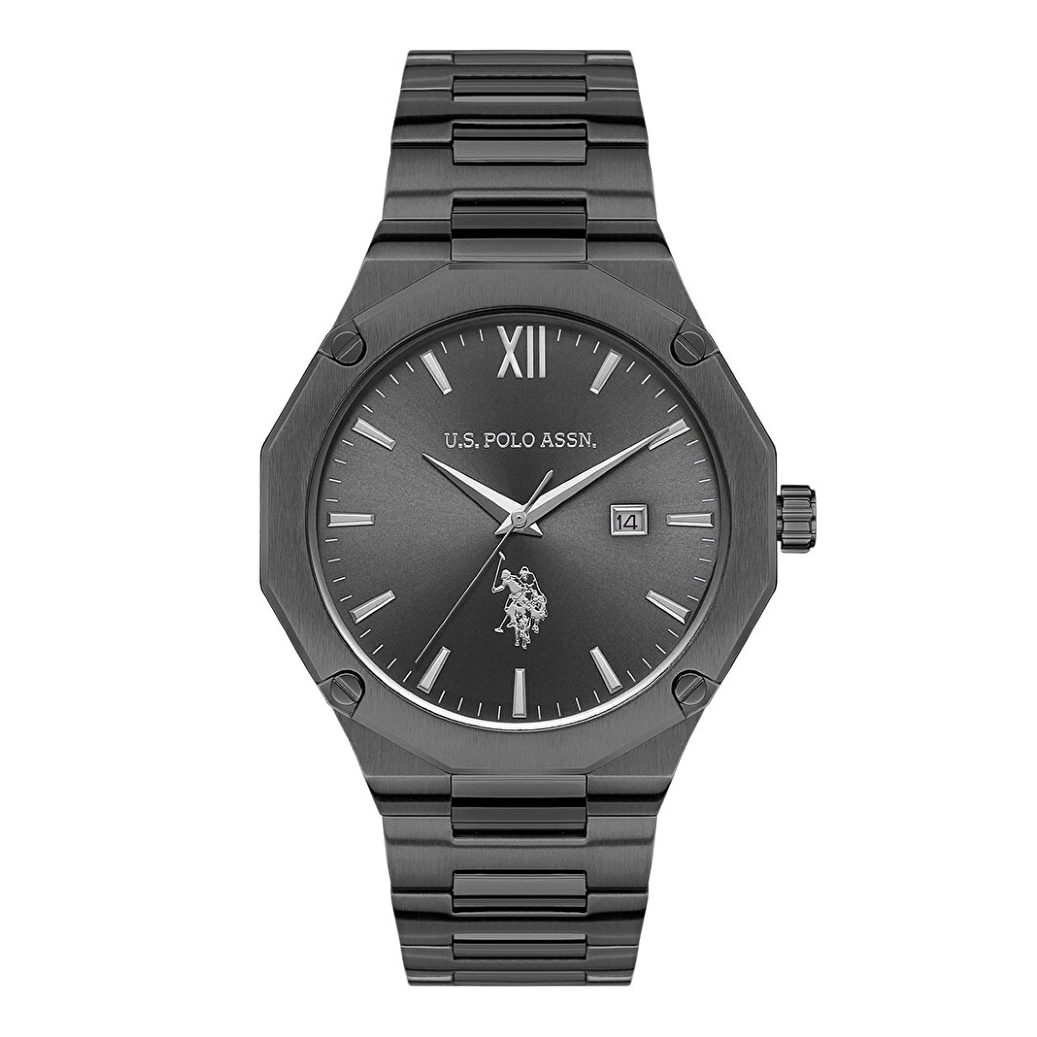 Order U.S. Polo Assn. Quartz Black Stainless Steel Strap Watch Uspa1056 ...