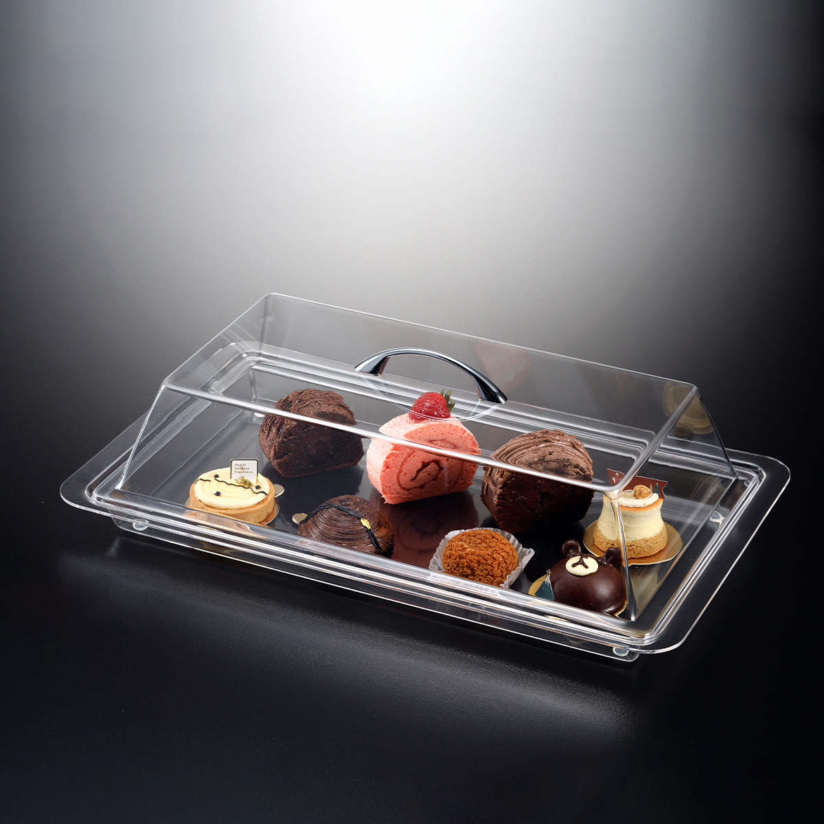 Order Vague Acrylic Bread Box Rectangular 60 cm Transparent Acrylic Now ...