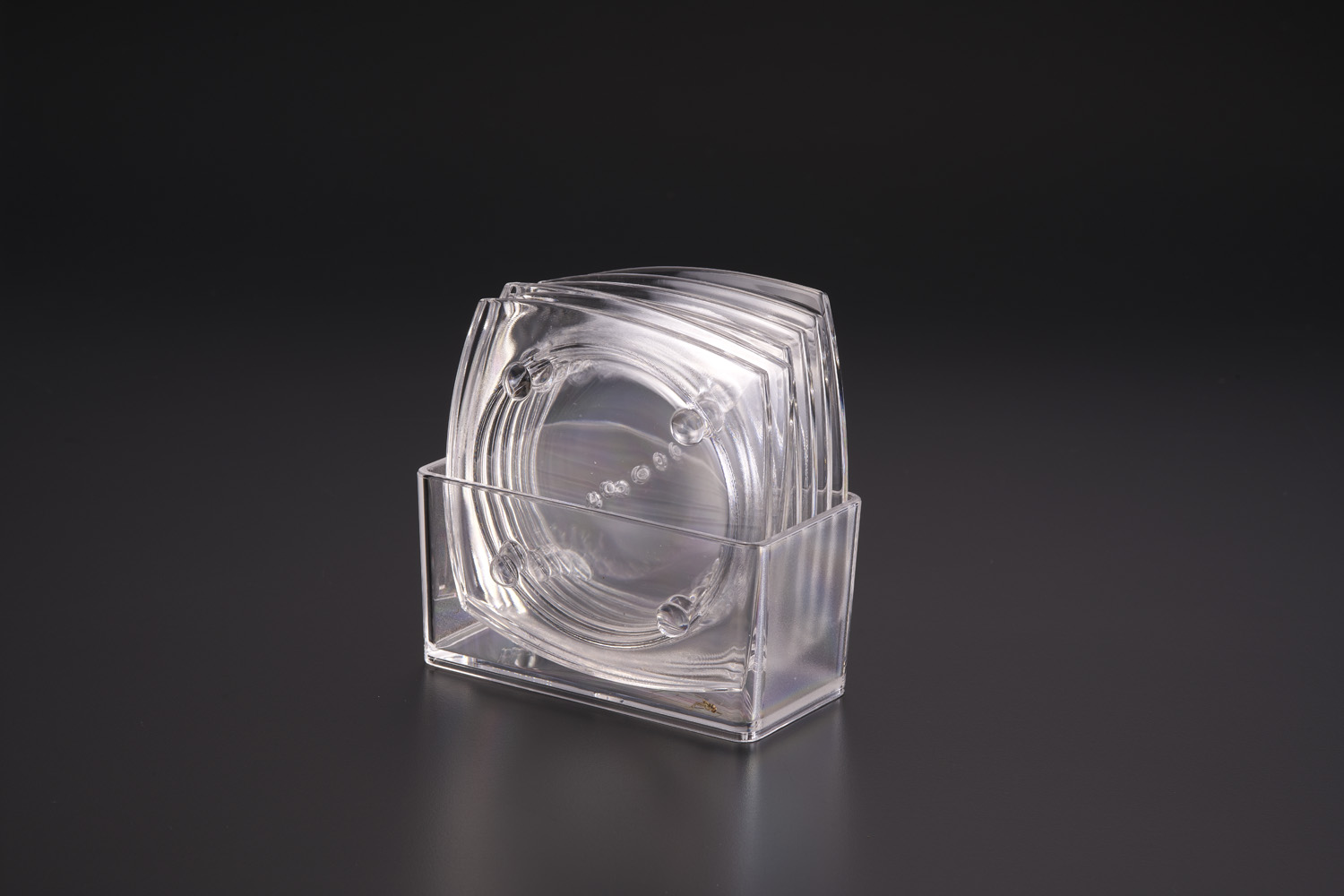 Order Vague Acrylic Clear Coaster 6 Pieces Set Transparent Acrylic Now ...