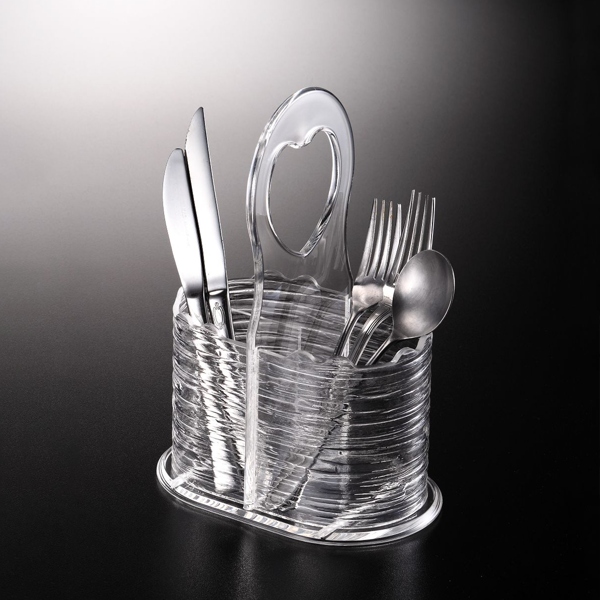 Order Vague Acrylic Cutlery Holder Bark Clear 25 cm Transparent Acrylic ...
