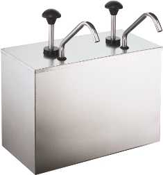 Order Vague Dual Stainless Steel Condiment Dispenser 3 Liter Silver ...