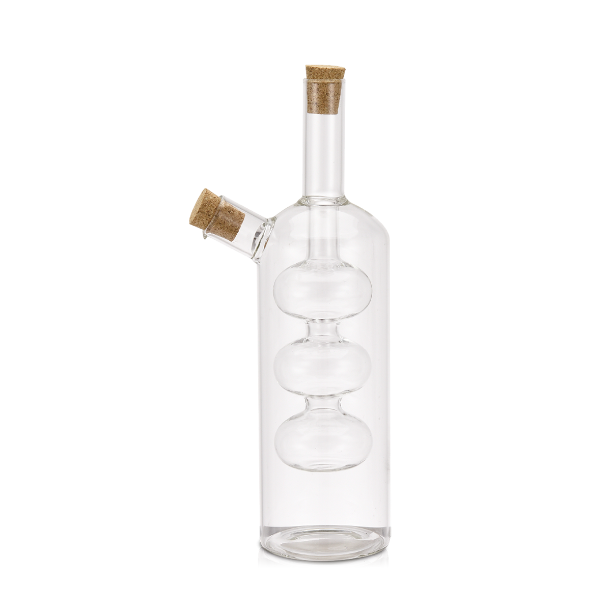 Order Vague Glass Oil & Vinegar Bottle 70 ml / 230 ml Transparent Glass Now! | Jomla.ae