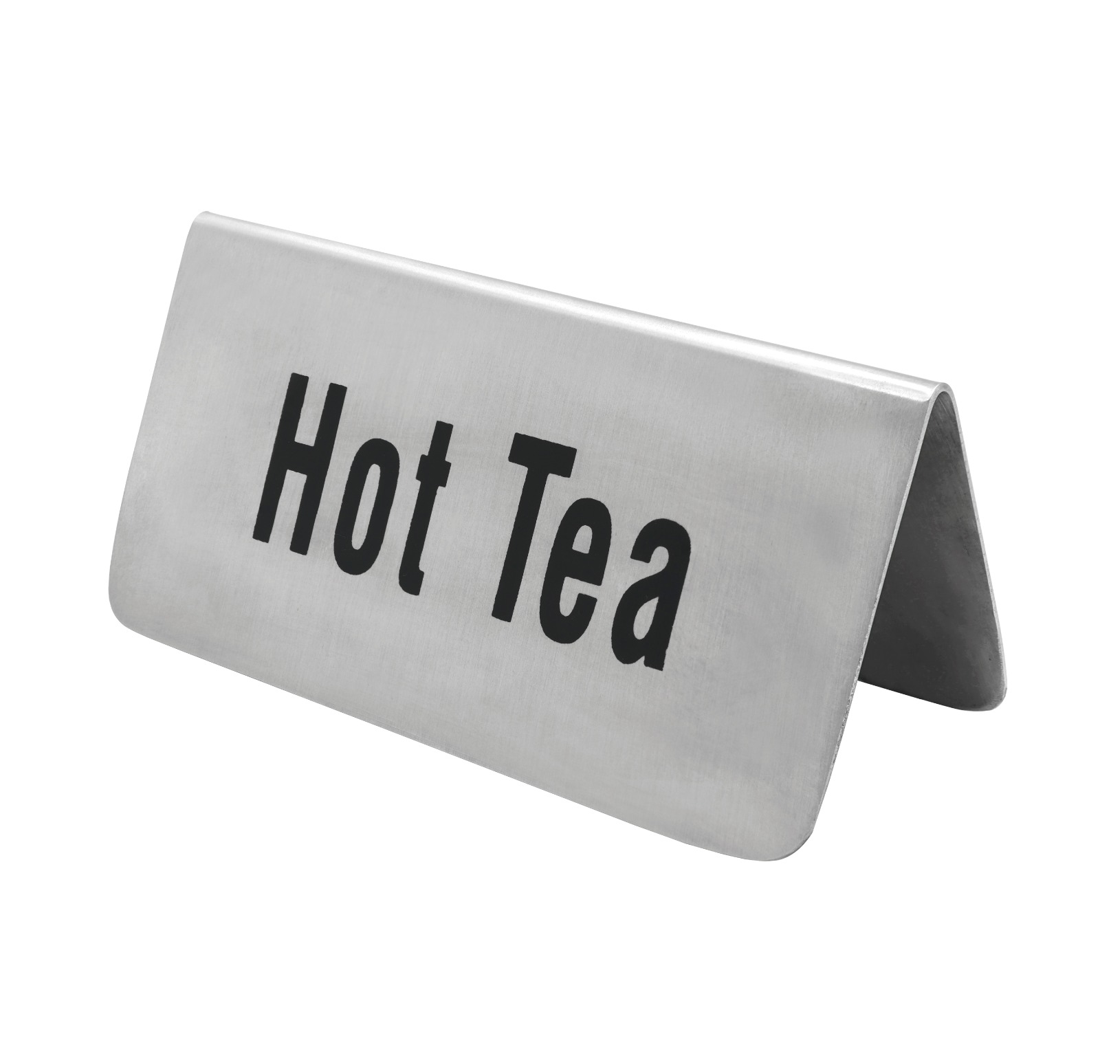 Vague Hot Tea Signage Silver Stainless Steel | Jomla.ae