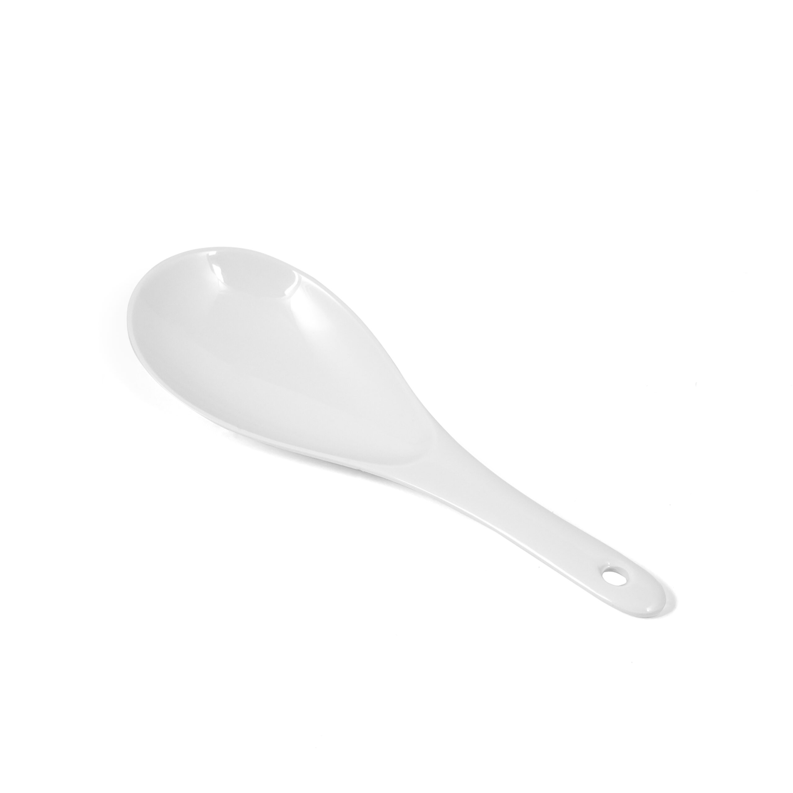 Vague Melamine Ladle 8" White Melamine | Jomla.ae