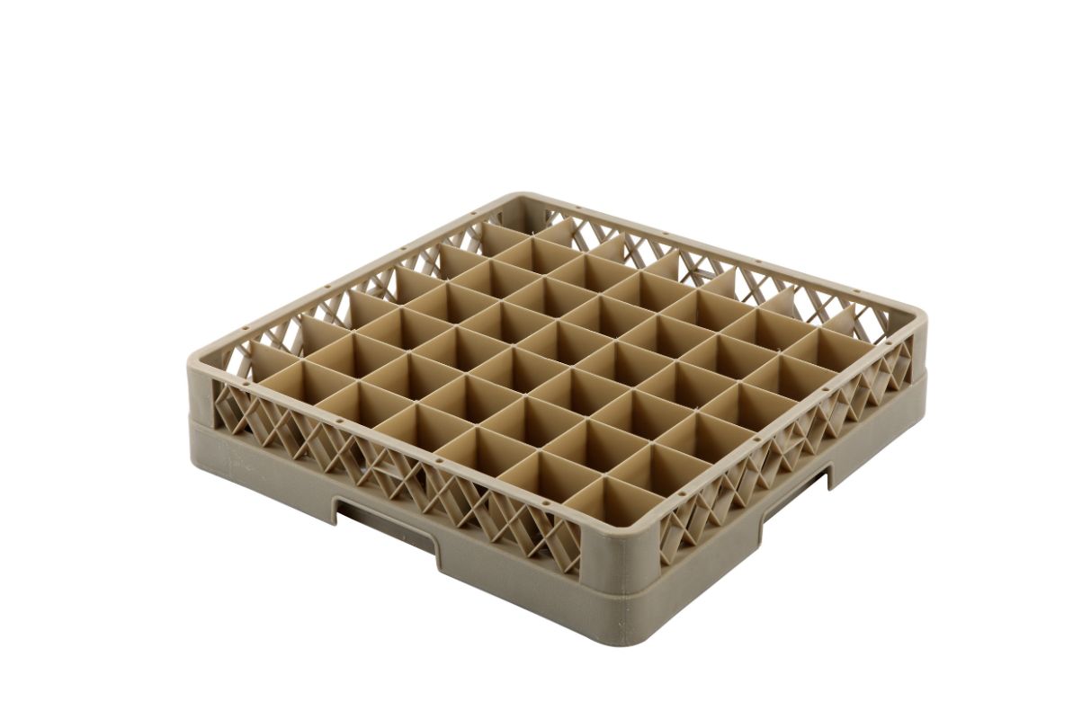 Order Vague Plastic Glass Rack 49 Compartment Beige Now! | Jomla.ae