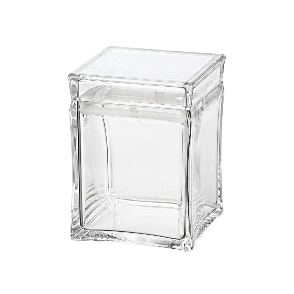 Order Vague Plastic Square Canister 470 ml Transparent Acrylic Now ...