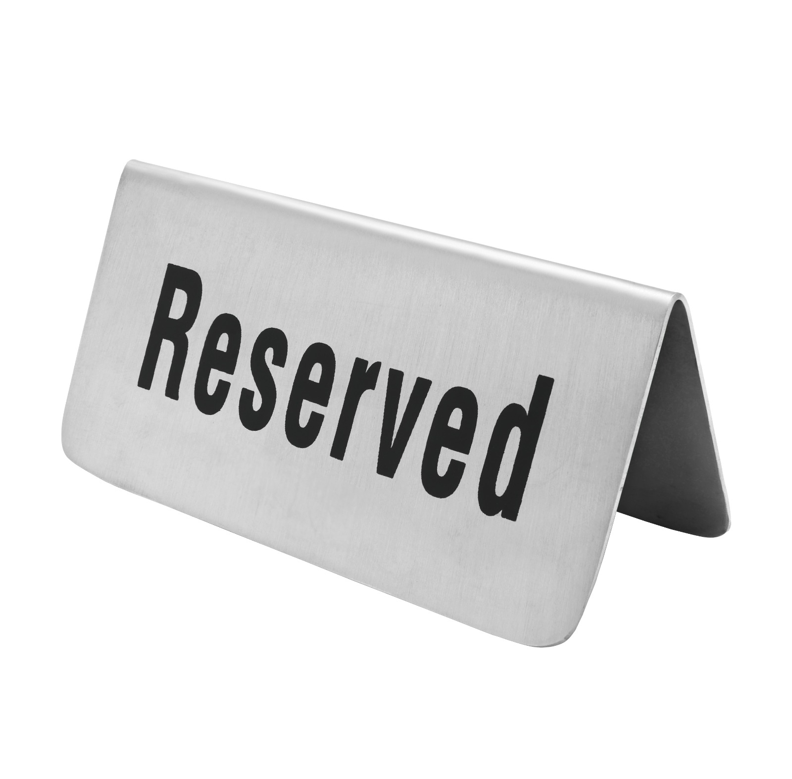 Order Vague Reserved Signage Silver Stainless Steel Now! | Jomla.ae