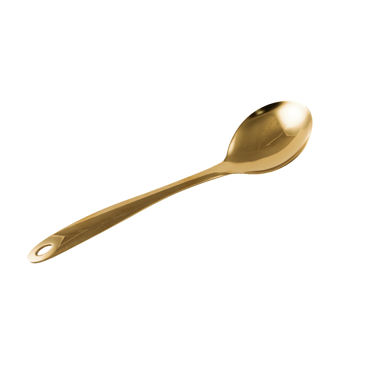 Order Vague Stainless Steel Gold Serving Spoon 26 cm Now! | Jomla.ae