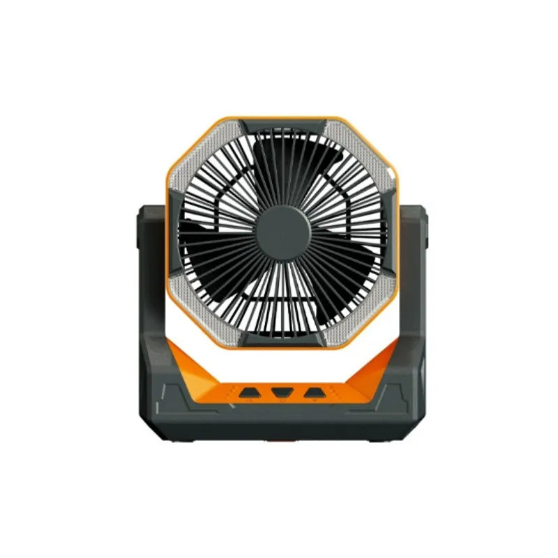 Order Outdoor Camping Fan Portable Rechargeable With Light Now! | Jomla.ae