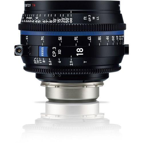 Order Zeiss CP.3 XD 18mm T2.9 Compact Prime Lens (PL Mount, Meters) Now ...