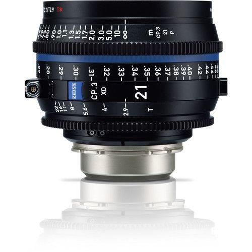 Zeiss CP.3 XD 21mm T2.9 Compact Prime Lens (PL Mount, Meters) | Jomla.ae