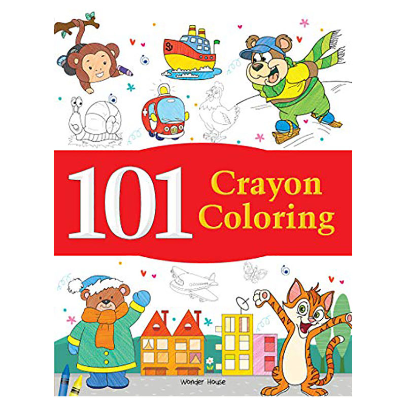 Order 101 Crayon Colouring Book Now! | Jomla.ae