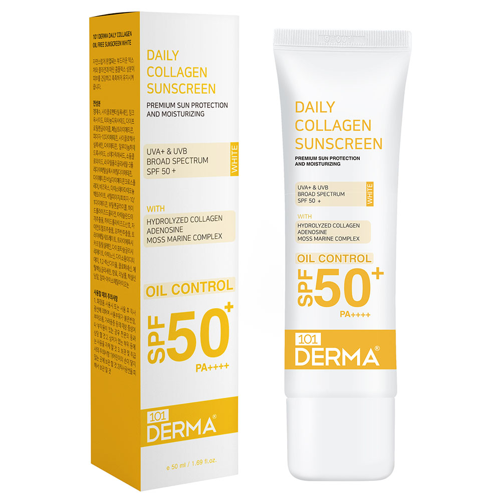 Order 101 Derma - Daily Collagen Oil Free Sunscreen - White - 50ml Now ...