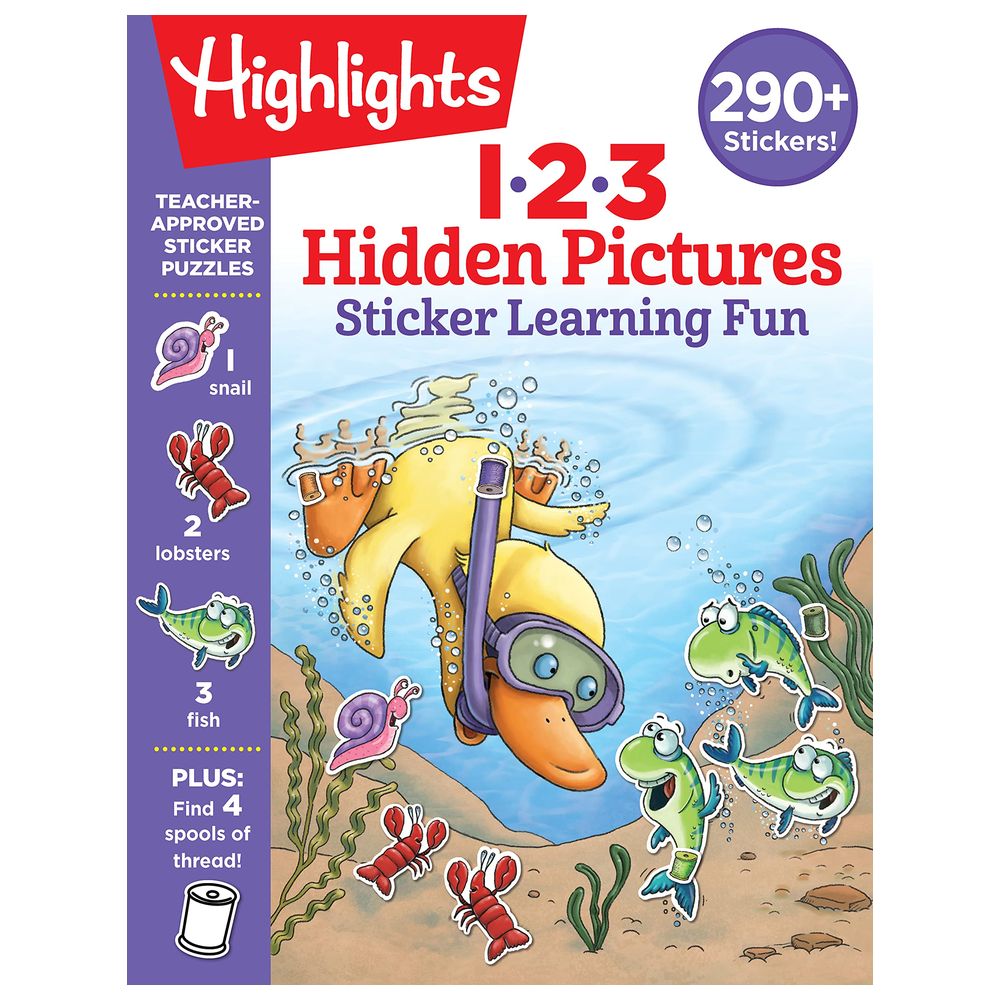 Order 123 Hidden Pictures Sticker Learning Fun - Book Now! | Jomla.ae