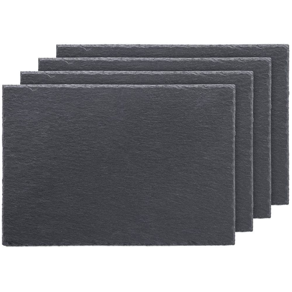 Order 1Chase - Natural Stone Slate Plate 30x20cm - Pack Of 4 Now ...