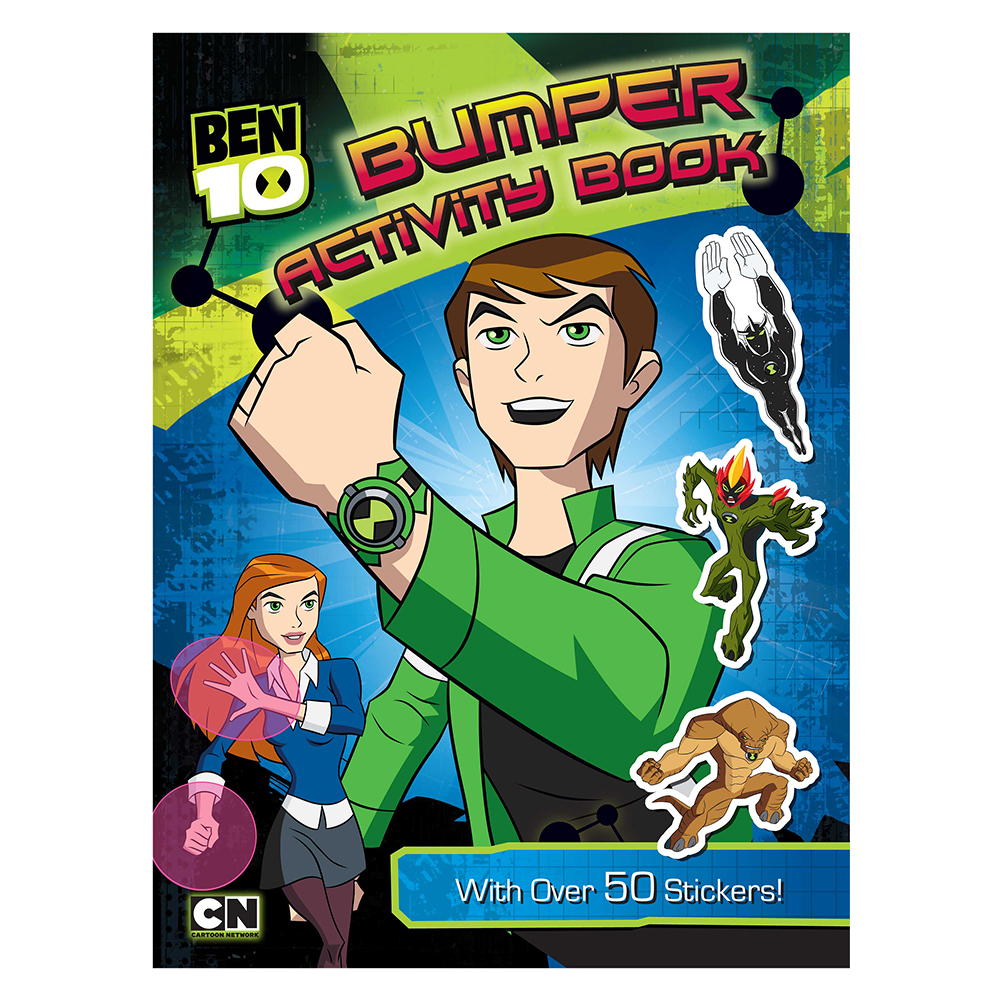 1st Kid - Ben 10 Bumber Jumbo Activity Book with Stickers | Jomla.ae