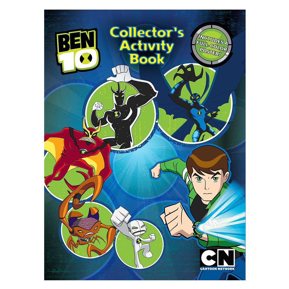 1st Kid - Ben 10 Collector's Activity Book with Poster | Jomla.ae