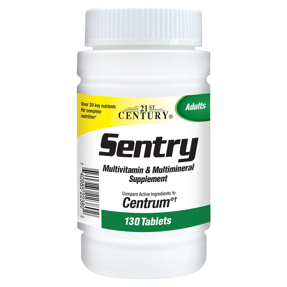 Order 21st Century - Sentry Tabs 130 Count Now! | Jomla.ae