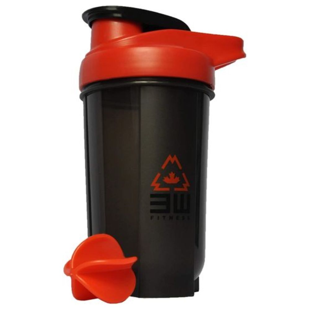 Order 3W Fitness - Shaker Bottle - Black Now! | Jomla.ae