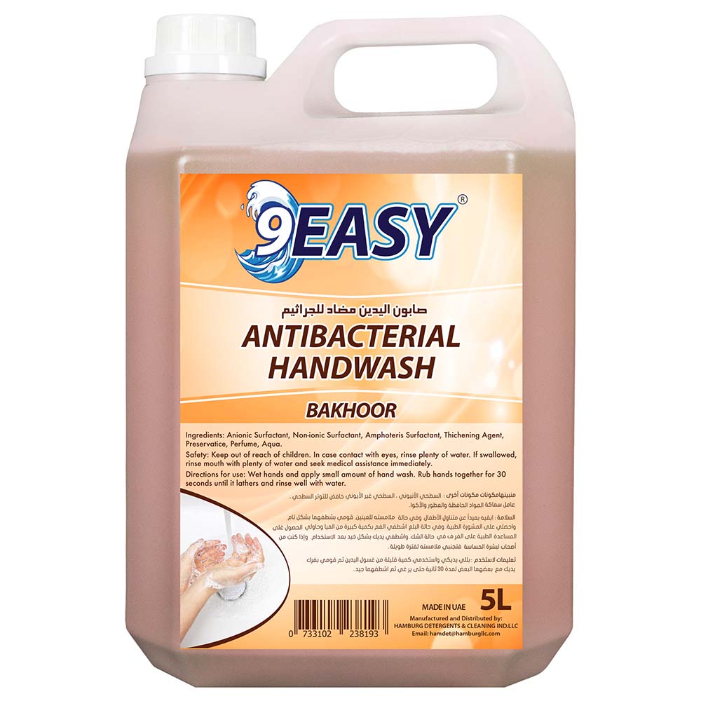 Order 9EASY - Antibacterial Hand Wash - 5L - Bakhoor Now! | Jomla.ae