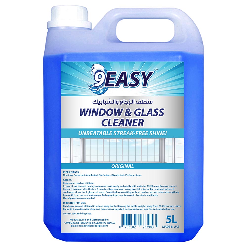 9EASY - Window & Glass Cleaner 5L | Jomla.ae