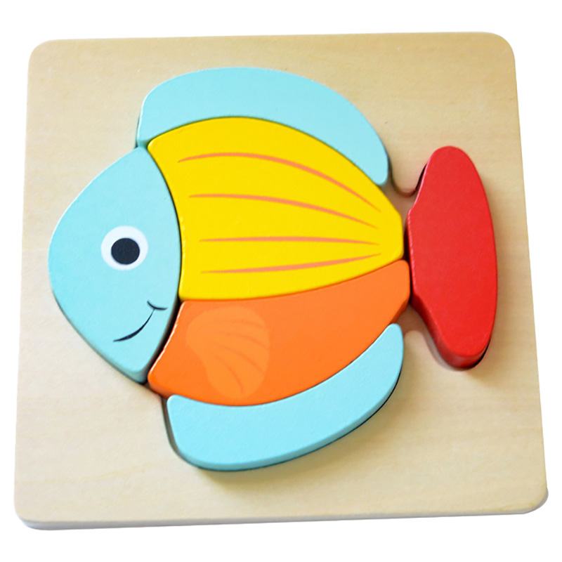 A Cool Toy - Mini Wooden Puzzle - Fish | Jomla.ae