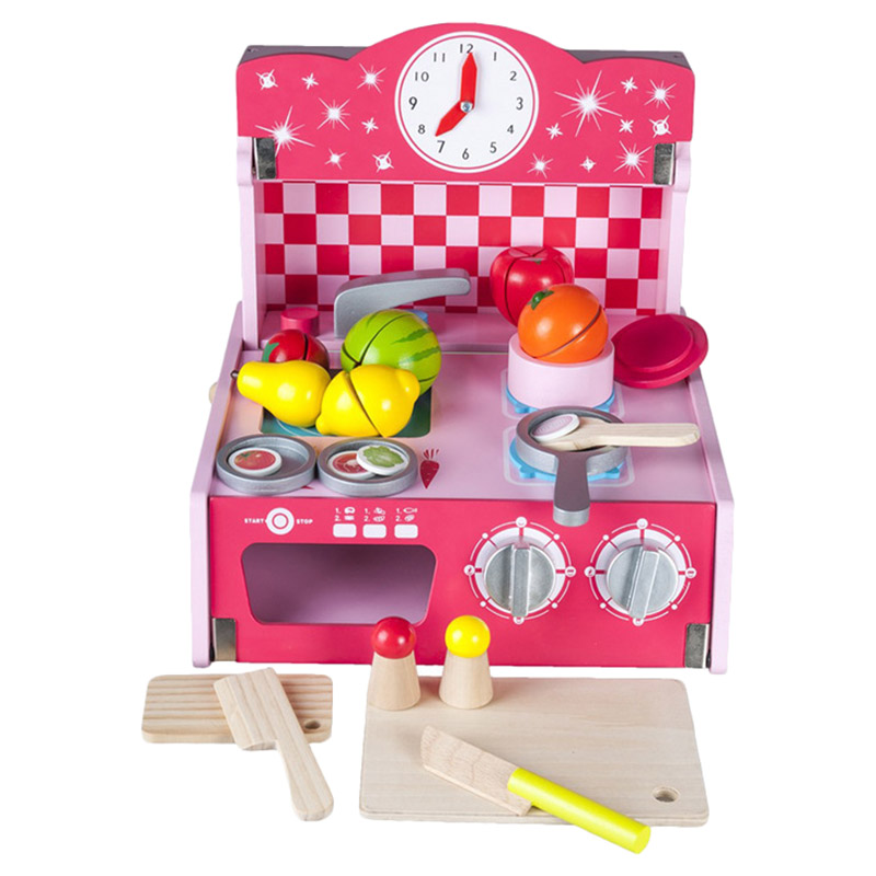 Order A Cool Toy - Wooden Role Play Kitchen Set Now! | Jomla.ae