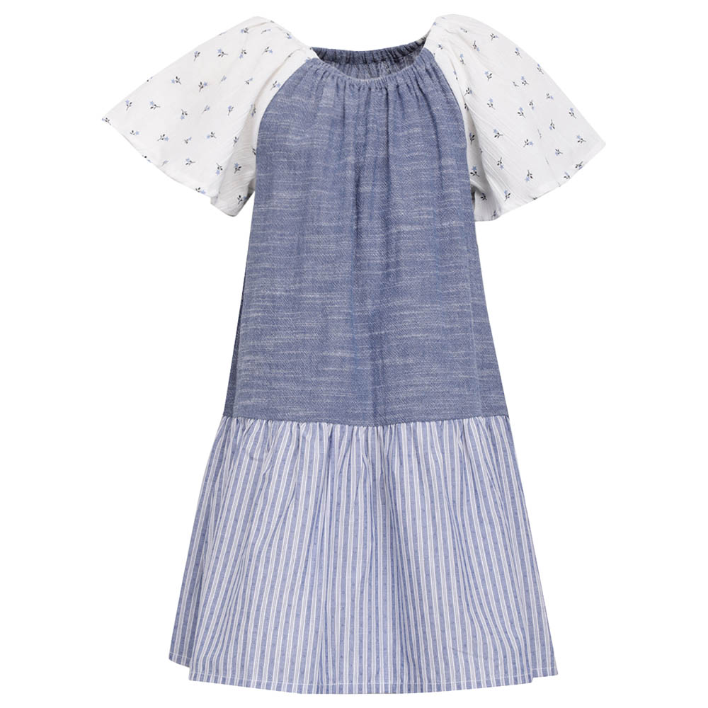 Order A Little Fable - Ocean Colorblock Dress - Book Now! | Jomla.ae