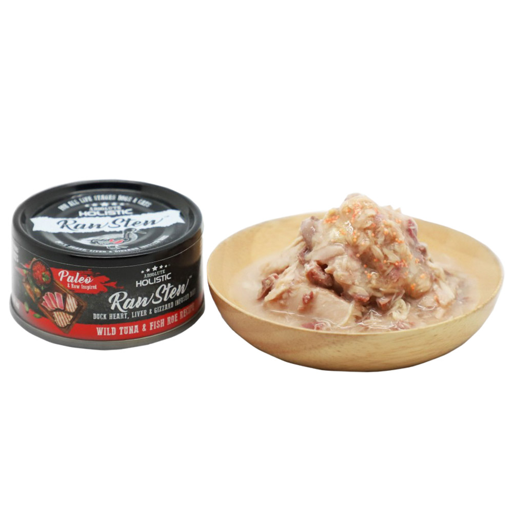 Absolute Holistic - RawStew Wild Tuna & Fish Roe Recipe 80g | Jomla.ae