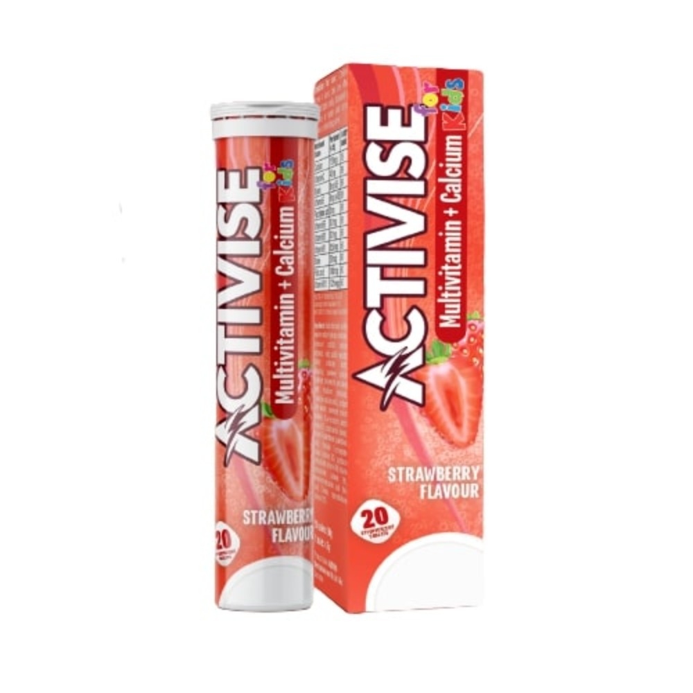 Order Activise Kids Multivitamin Calcium Strawberry Tablet 20 s Now ...