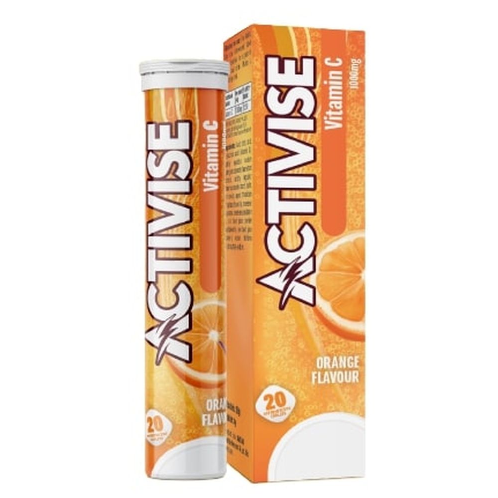 Activise Vitamin C 1000mg Orange Effervescent Tablet 20 s | Jomla.ae