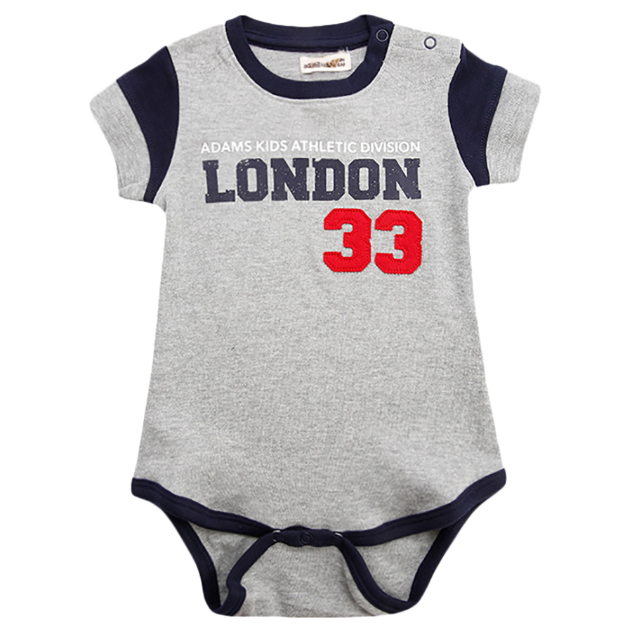 Order Adam Kids - London 33 Bodysuit - Grey Marl Now! | Jomla.ae