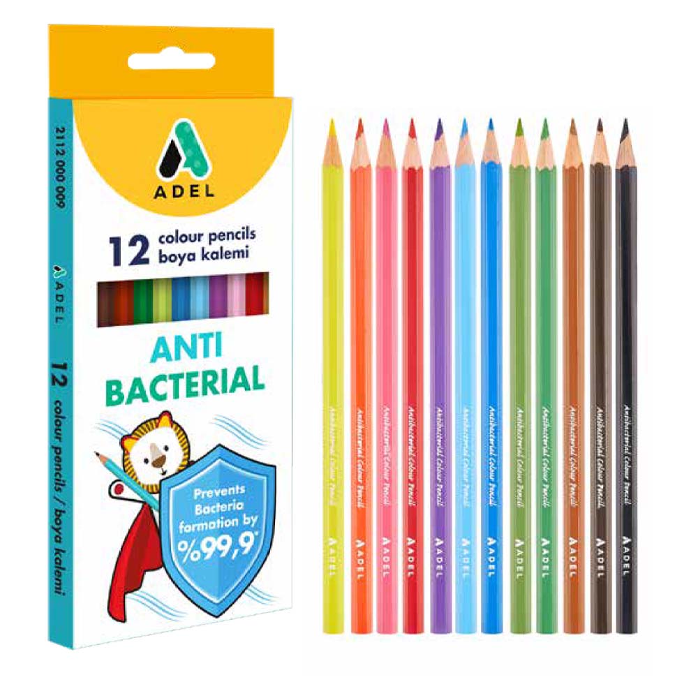 اطلب مجموعة أقلام تلوين خشبية مضادة للبكتيريا من عادلAdel ...