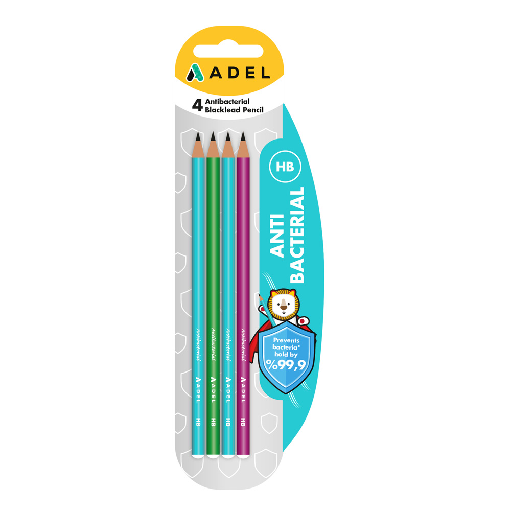 Order Adel - Antibacterial Pencil Blister Pack - 8pcs Now! | Jomla.ae