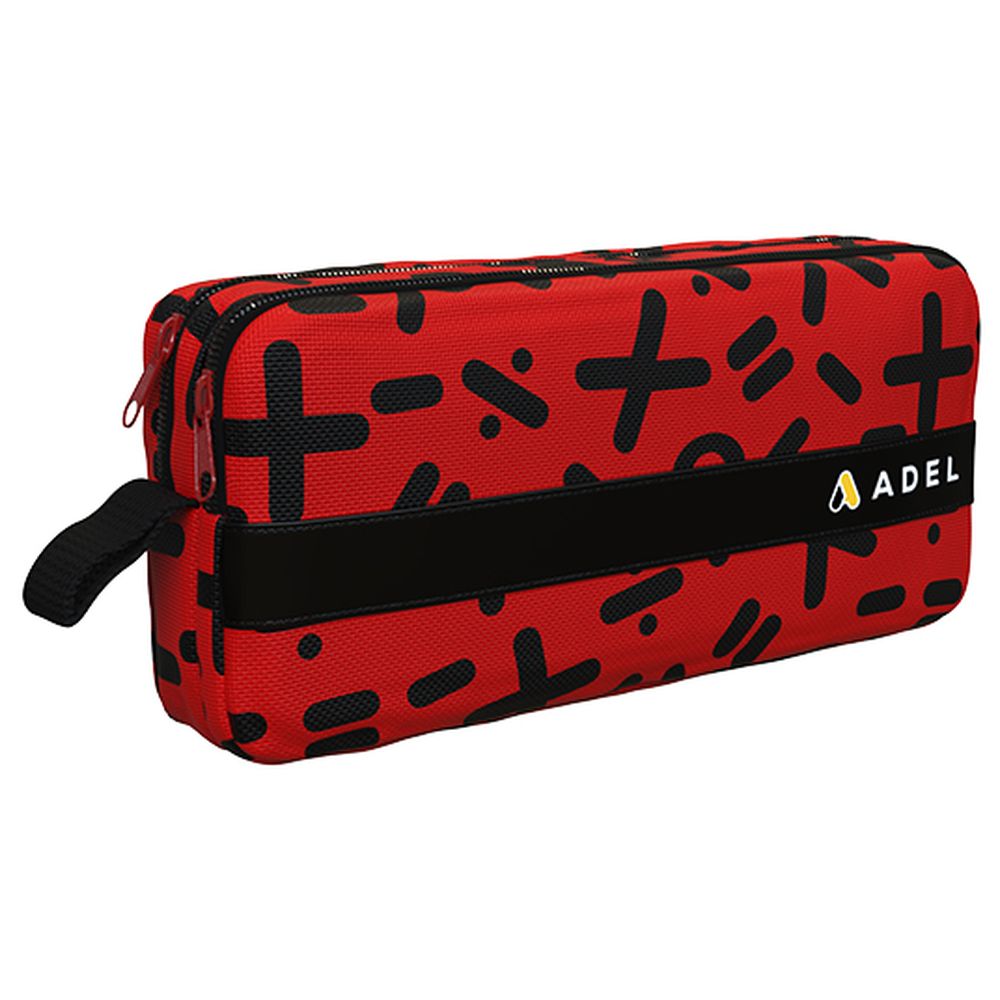 Order Adel - Pencil Bag Game, 2 Zip - Red Number Print Now! | Jomla.ae