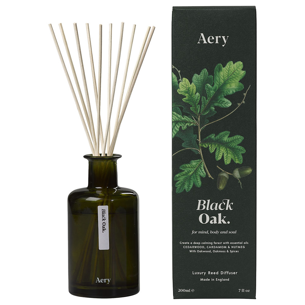 Aery - Black Oak Diffuser 200ml - Black | Jomla.ae
