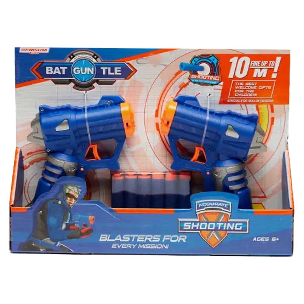 Order Air Blaster - Launch Gun w/ 6 Bullets - Blue Now! | Jomla.ae
