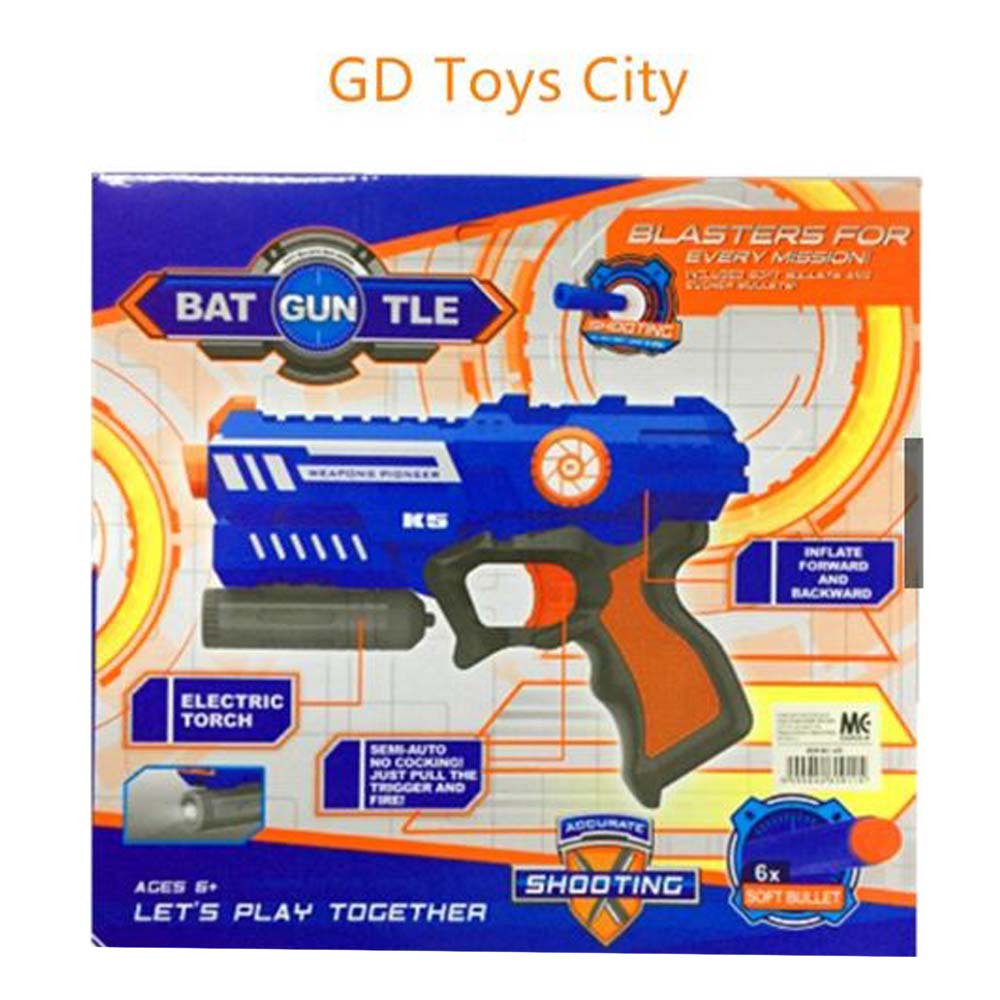 Order Air Blaster - Launch Gun w/ Electric Torch - Blue Now! | Jomla.ae