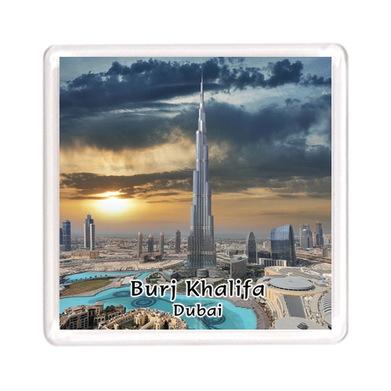 Order Ajooba - Dubai Souvenir Magnet Burj Khalifa 0034 Now! | Jomla.ae