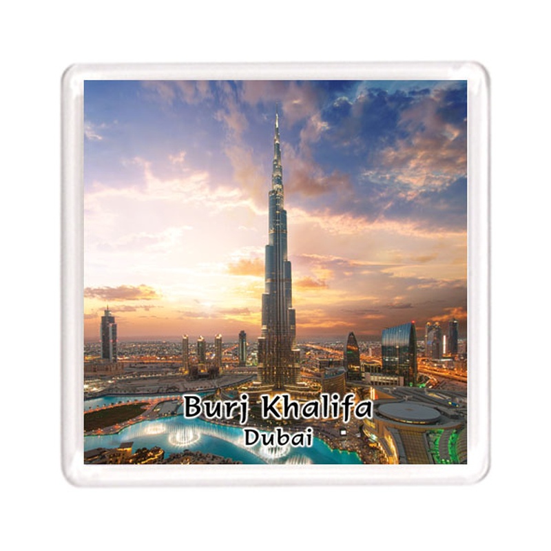 Ajooba - Dubai Souvenir Magnet Burj Khalifa 0041 | Jomla.ae