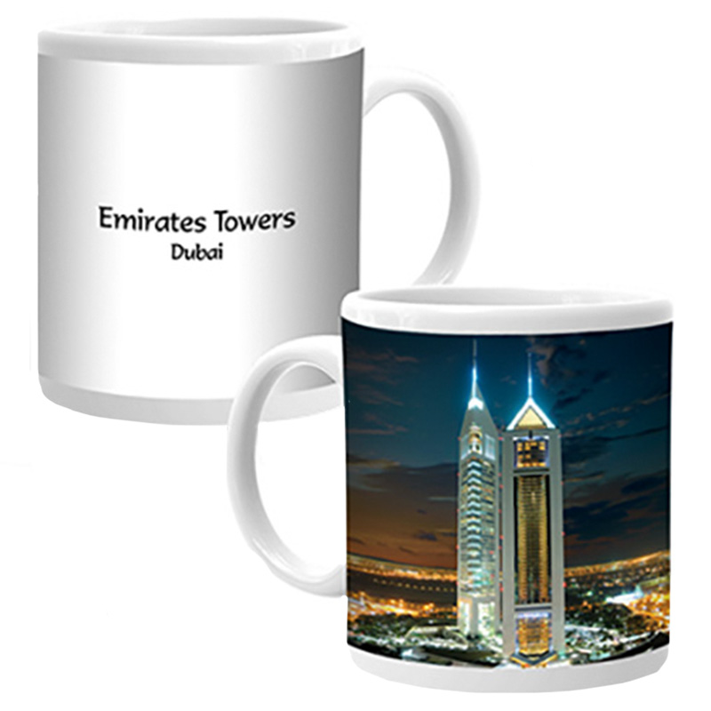 Order Ajooba - Dubai Souvenir Mug Emirates Towers MG 011 Now! | Jomla.ae