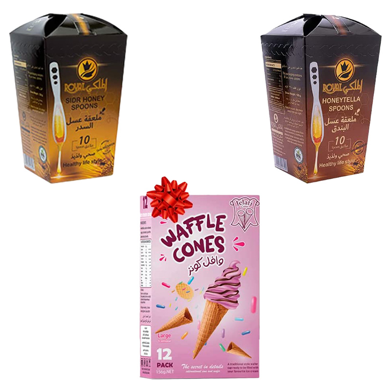 Order Al Malaky - Royal - Honey & Honeytella Honey W/ Jelati Cone Now ...