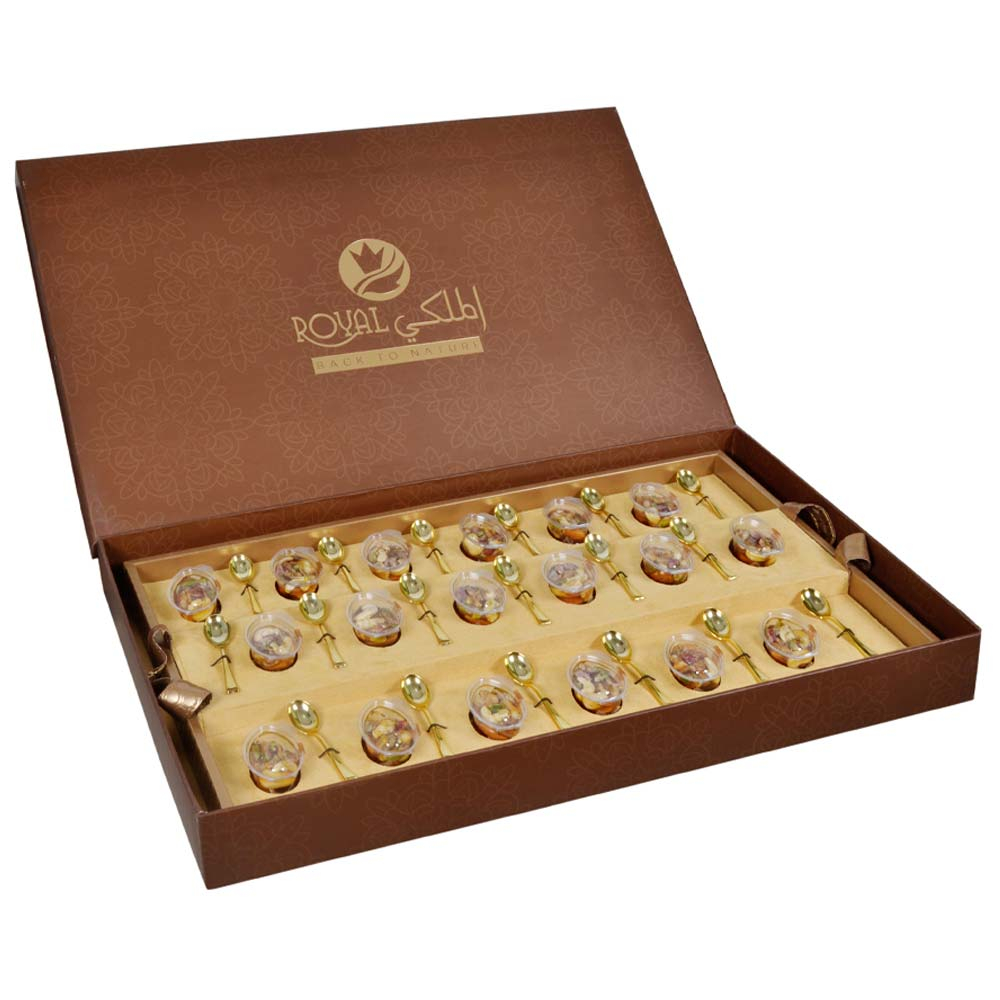 Al Malaky Royal - Honey With Nuts - Leather | Jomla.ae