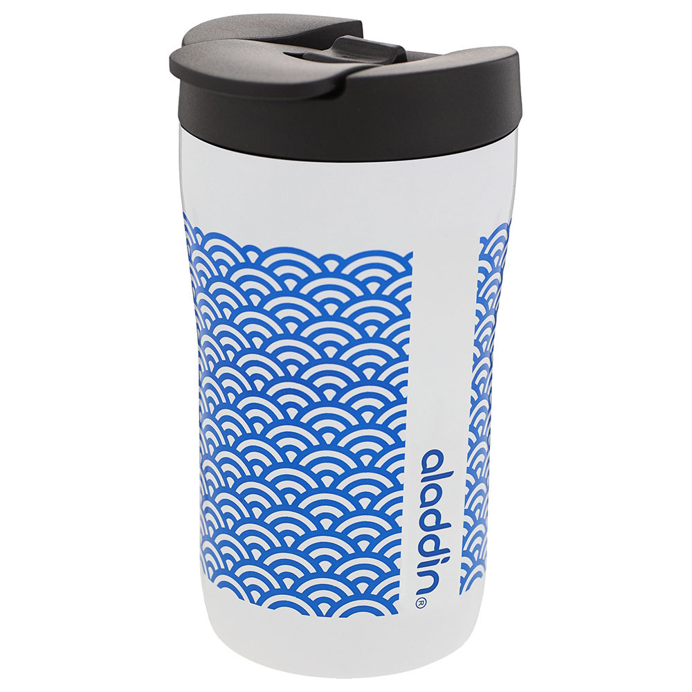 Aladdin - 0.25L Latte Mug White Graphics Leak Lock - White | Jomla.ae