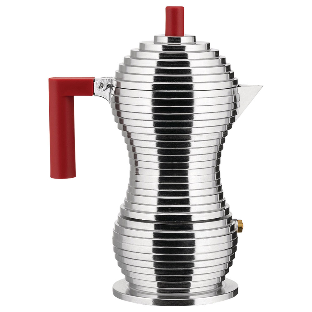 Order Alessi - Moka Red 3 Cup Alessi Now! | Jomla.ae