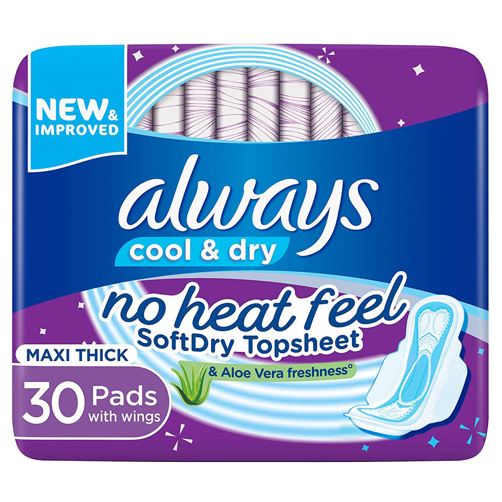 Order Always Clean & Dry Maxi Thick Large Sanitary Pads Wings 30pcs Now ...