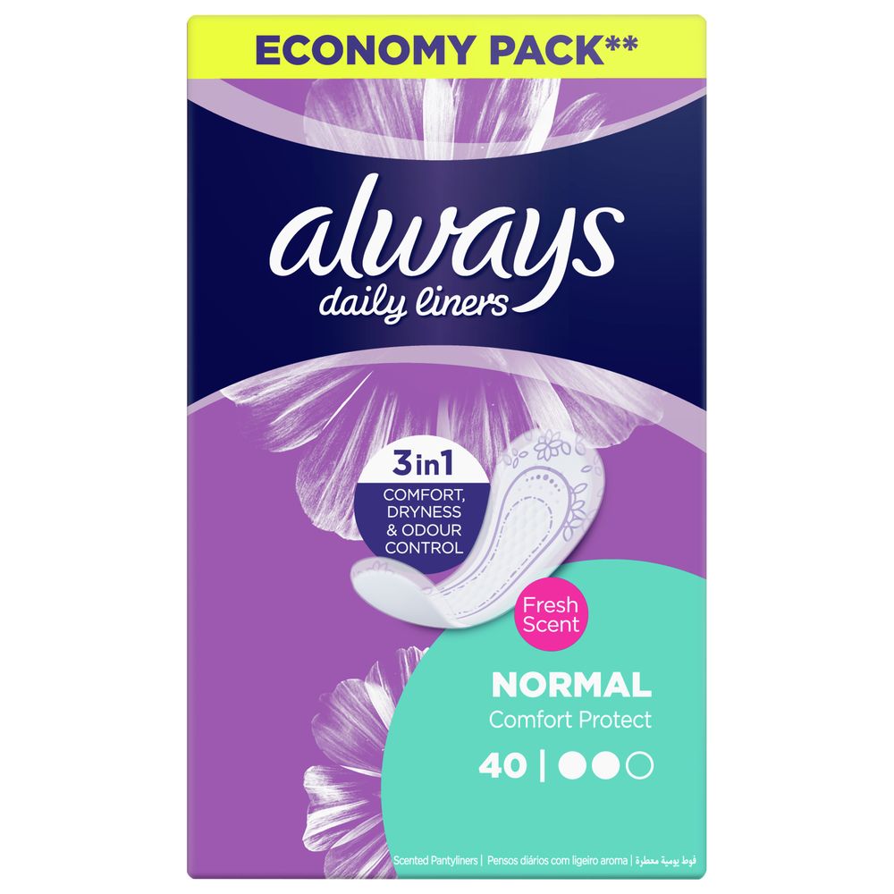 Order Always Daily Liners Comfort Protect Pantyliners With Fresh Scent ...
